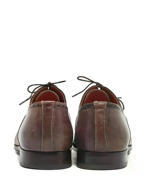 Santoni Leather Brogue Shoes