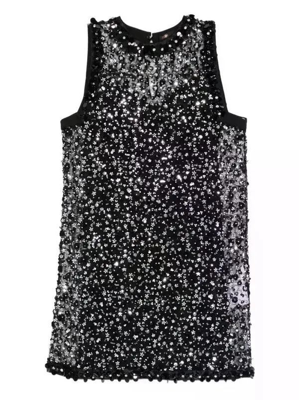 Maje Embellished Sleeveless Mini Dress