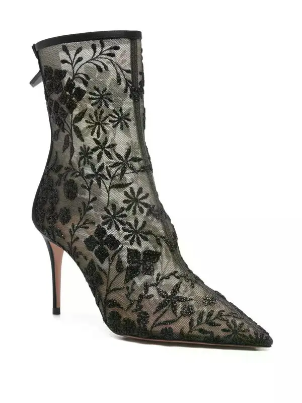 AQUAZZURA Mon Amour Ankle Boots