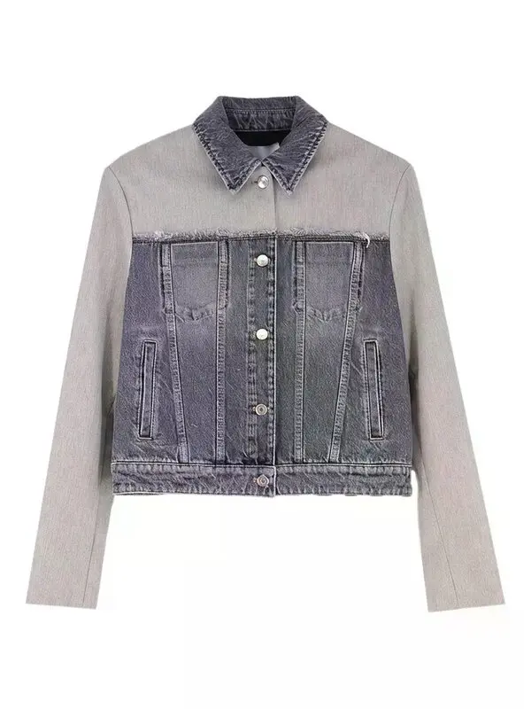 Stella McCartney Frayed Panelled Jacket