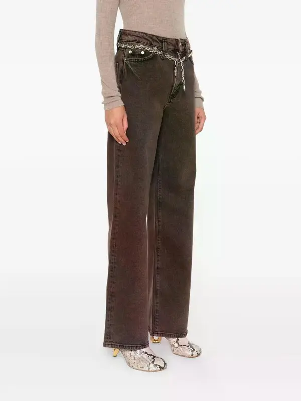 Maje Chain-belt Jeans