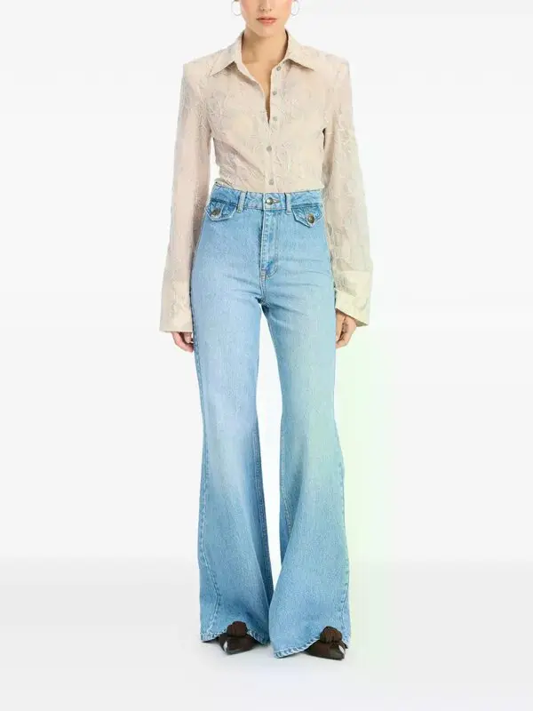 ROTATE BY BIRGER CHRISTENSEN Belt-loops Jeans - Blue