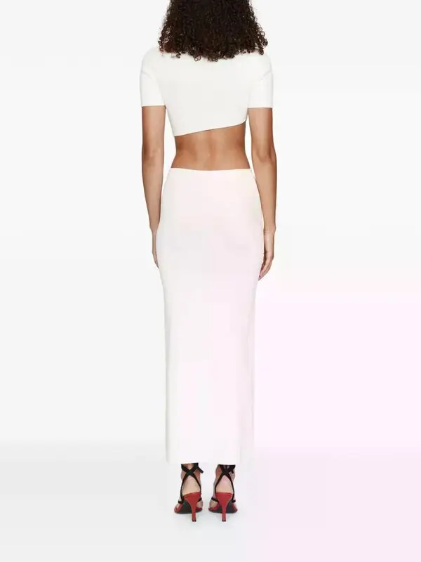 Christopher Esber Cut-out Short-sleeve Top - White