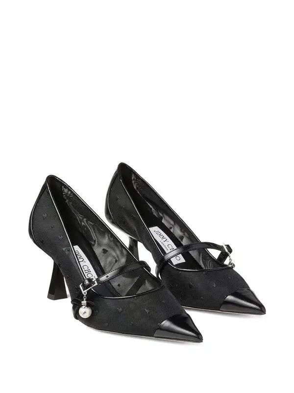JIMMY CHOO 65mm Aren Mesh Pumps