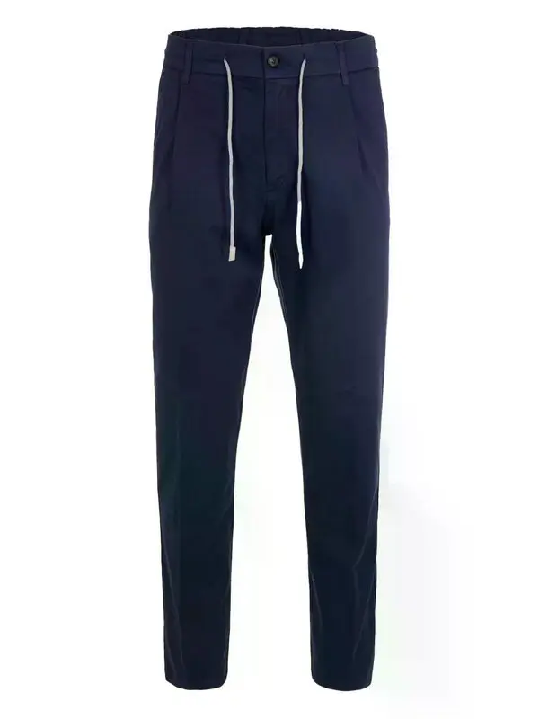 Eleventy Drawstring Trousers - Blue