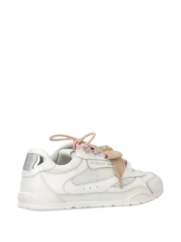 Pinko Yulia Logo Lettering Sneakers - White