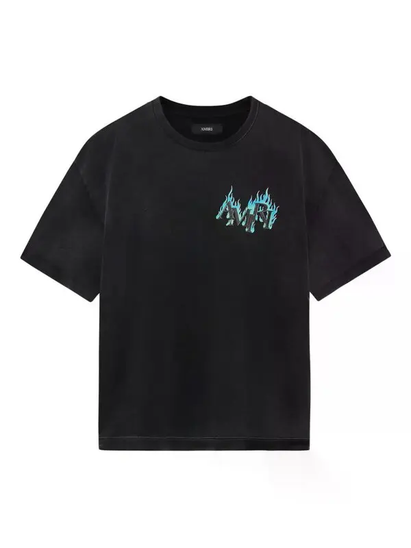 Amiri Crystal Flames T-shirt
