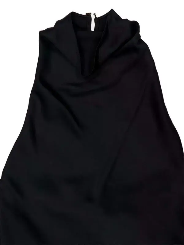 Stella McCartney Halterneck Satin Top - Black
