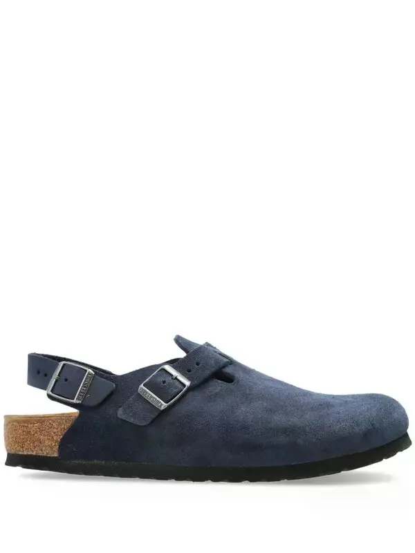 BIRKENSTOCK Tokio Buckle Strap Clogs - Blue