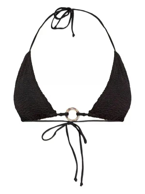 Bond Eye Ingrid Ring Bikini Top - Black