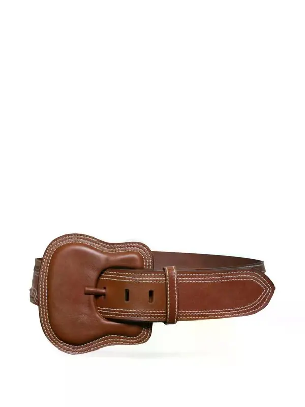 Johanna Ortiz Military Prowess Buckle Belt - Brown