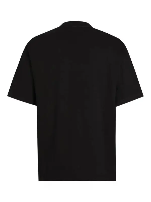 Dolce & Gabbana Logo-embroidered Patch-detail T-shirt