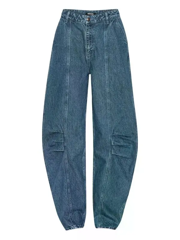 ROTATE BY BIRGER CHRISTENSEN Denim Cargo Trousers