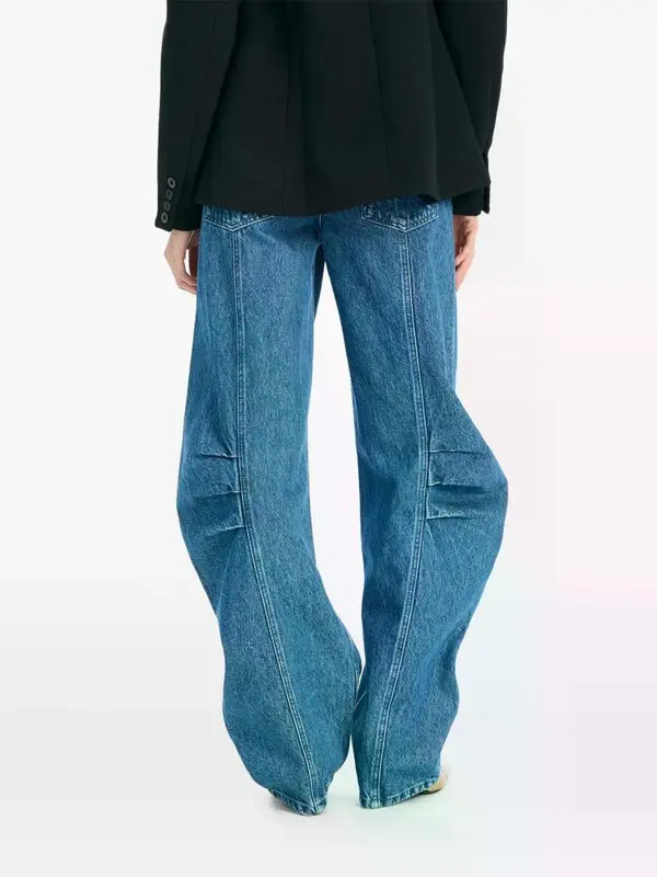 ROTATE BY BIRGER CHRISTENSEN Denim Cargo Trousers