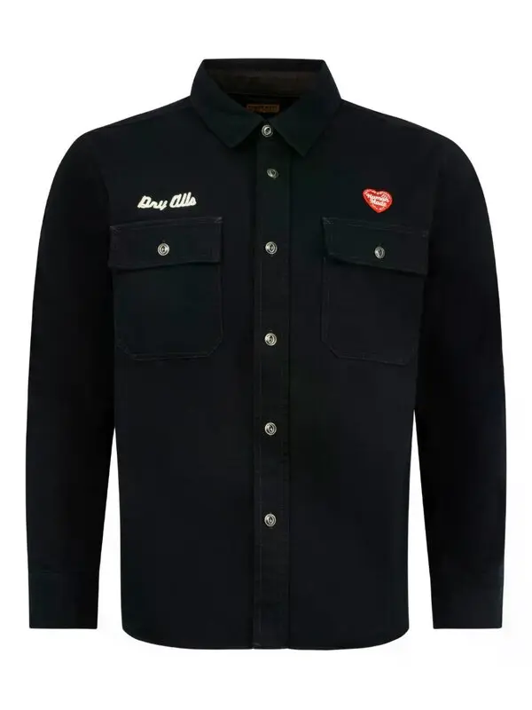 HUMAN MADE Buttoned Patch Work Shirt