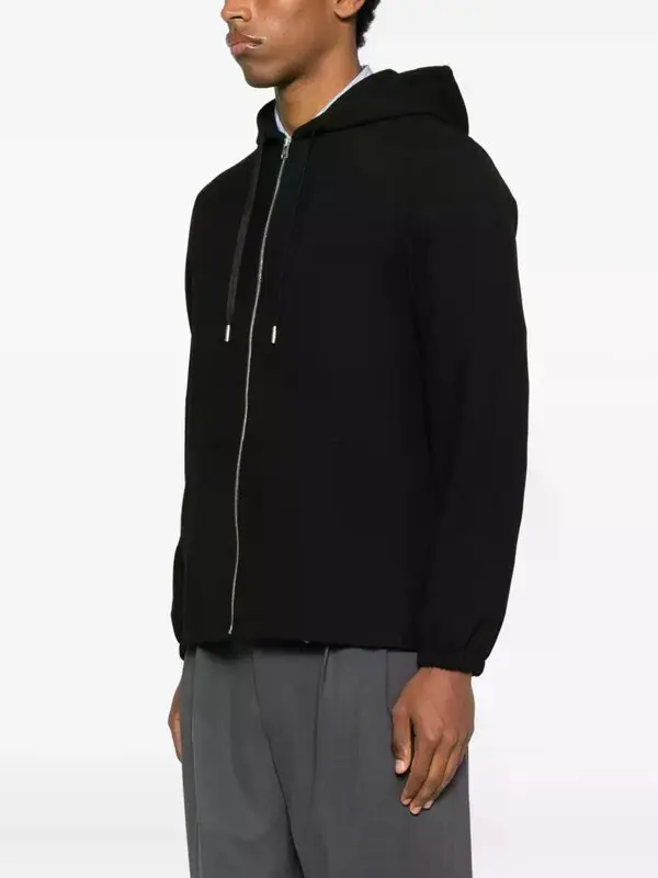 Sandro Zip-fastening Hoodie - Black