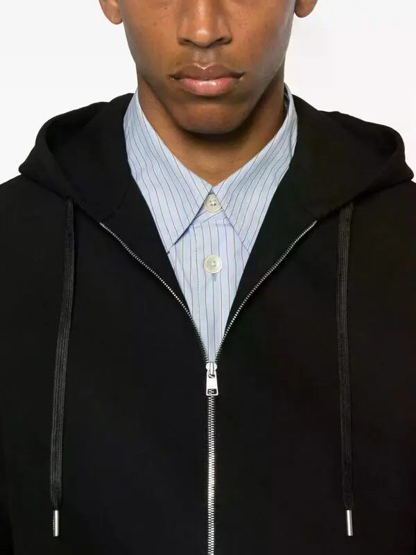 Sandro Zip-fastening Hoodie - Black