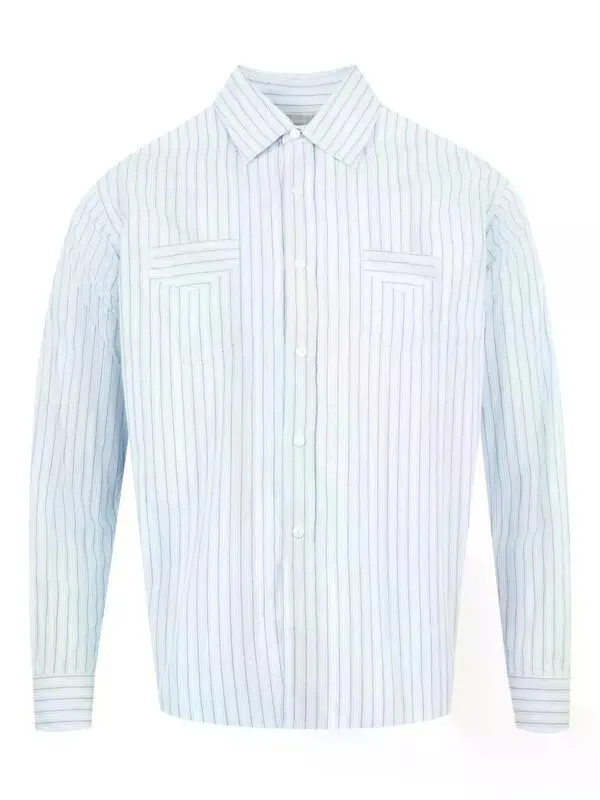 POST O'ALLS Striped Pocket Shirt