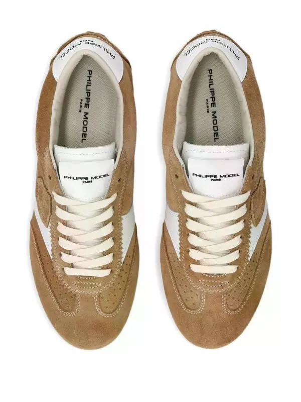 Philippe Model Low Top Panel Trainer - Brown