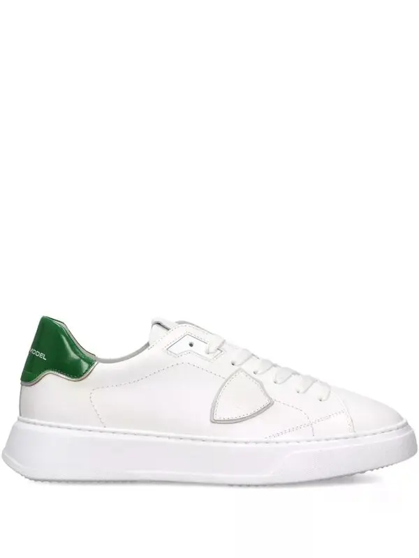 Philippe Model Temple Low Leather Trainers