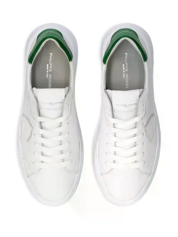 Philippe Model Temple Low Leather Trainers