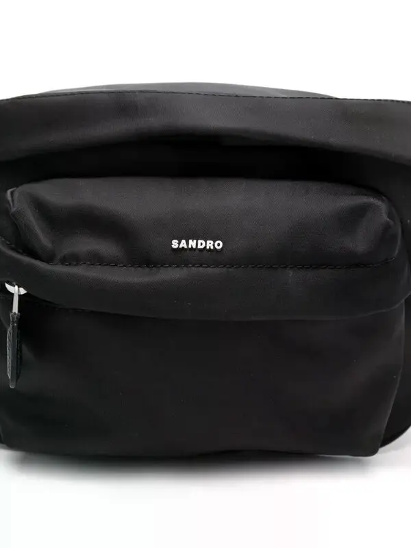 Sandro Zip-pocket Messenger Bag