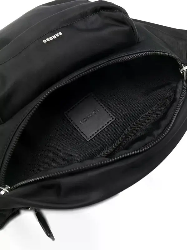 Sandro Zip-pocket Messenger Bag