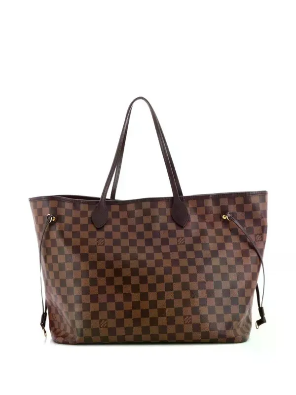 LOUIS VUITTON Neverfull Gm Tote Bag Damier - Brown