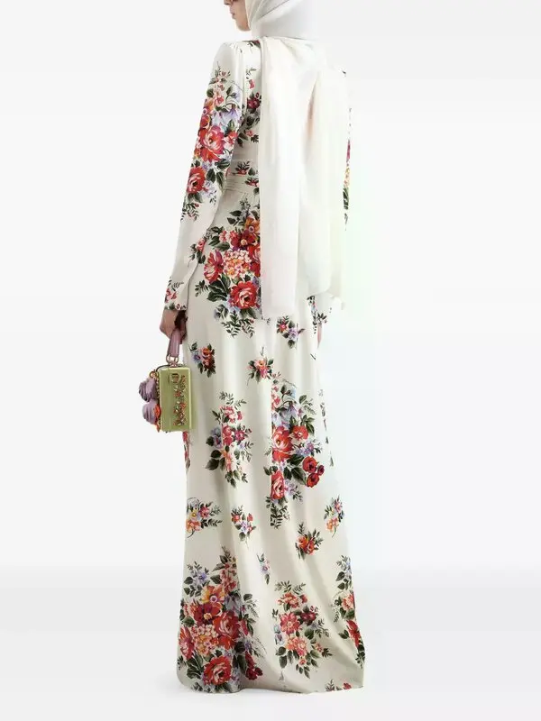 Dolce & Gabbana Flower Bouquet-print Maxi Dress