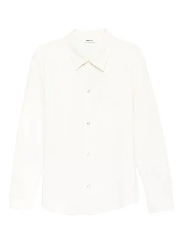 Sandro Button-fastening Shirt - Neutrals