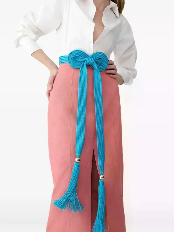 Carolina Herrera Satin Rope Belt