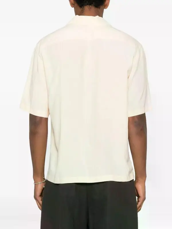 Sandro Horse-embroidered Shirt - Neutrals