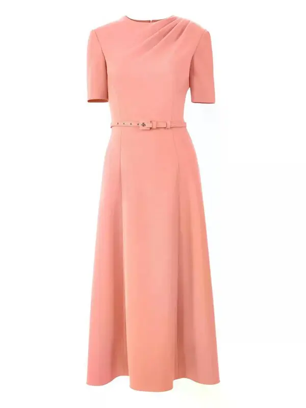 Carolina Herrera Belted Midi Dress
