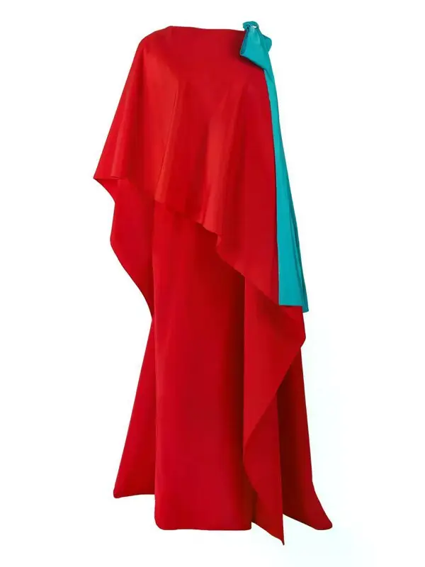 Carolina Herrera Column Gown With Cape