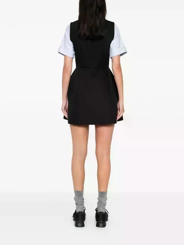 Sandro Button Short Dress" Mini Shirt Dress