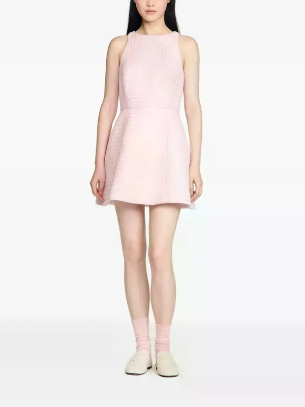 Sandro Sequin Tweed Mini Dress
