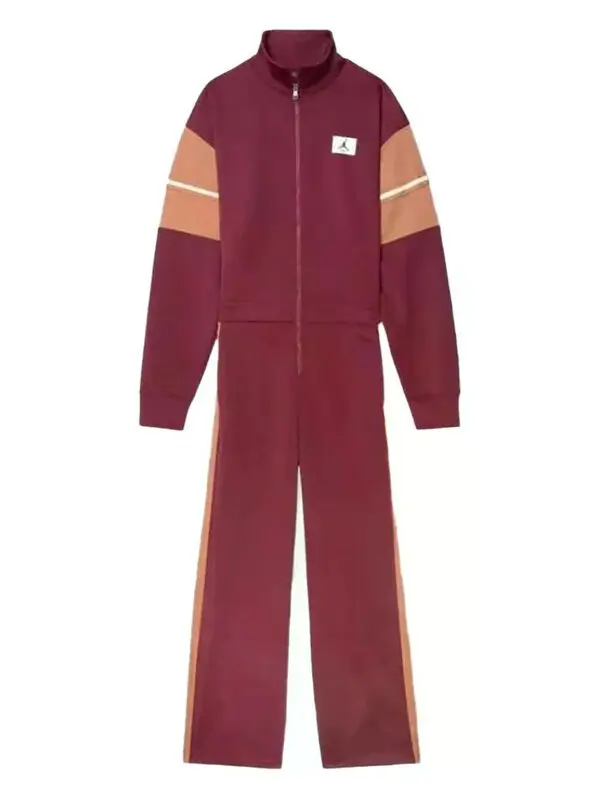 JORDAN Long-sleeve Jumpsuit - Red