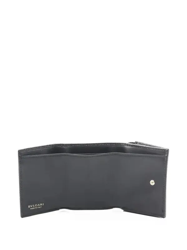 BVLGARI 20s Trifold Leather Wallet