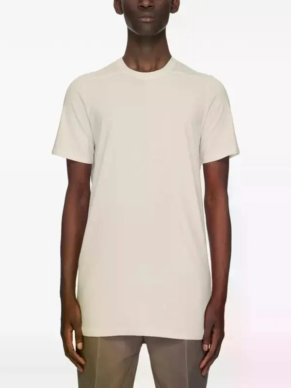 Rick Owens Temple Level T-shirt In Classic Cotton Jersey - Grey