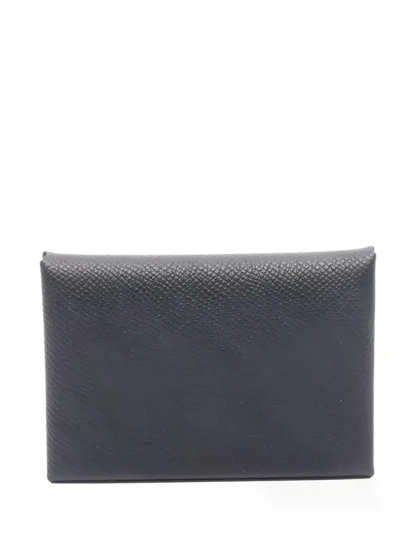 Hermès Calviduo Coin Purse - Black