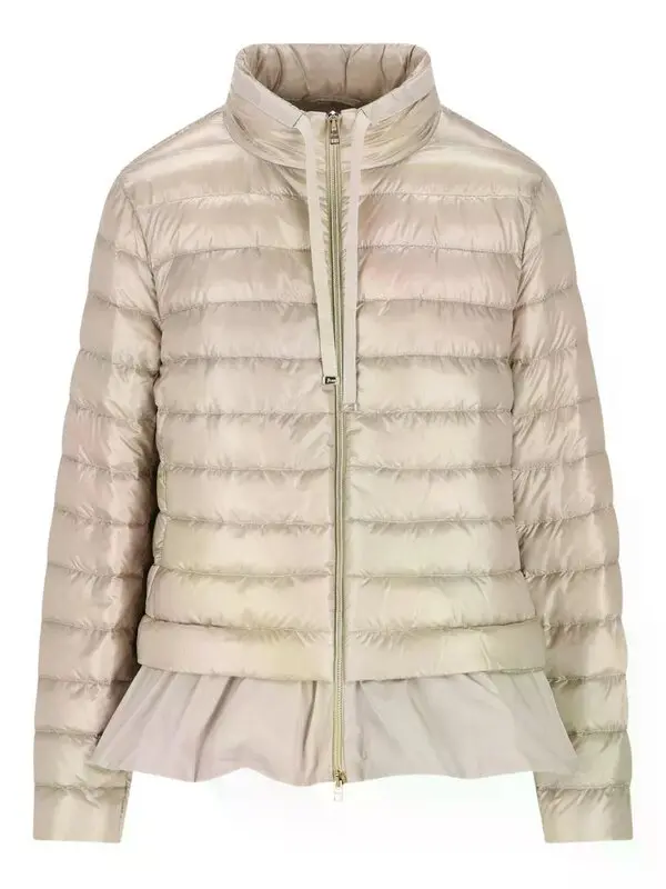 Herno Quilted Ruffled Jacket