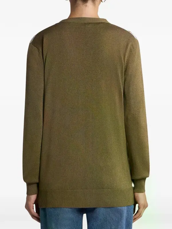 Etro Floral Insert Cardigan