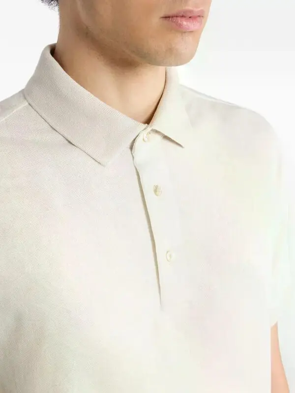 Etro Arnica-motif Cotton Polo Shirt