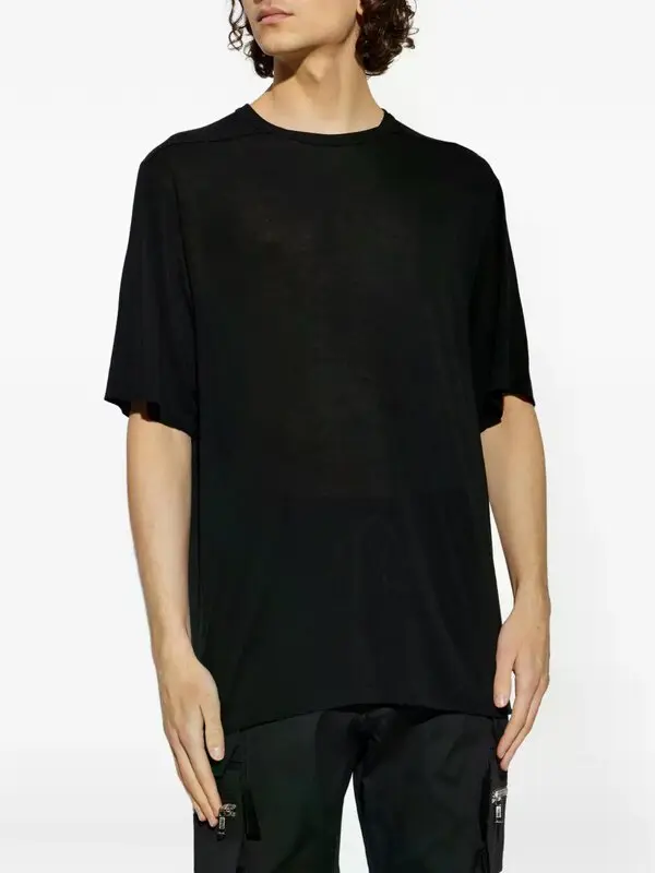 Rick Owens Shoulder-seam T-shirt - Black