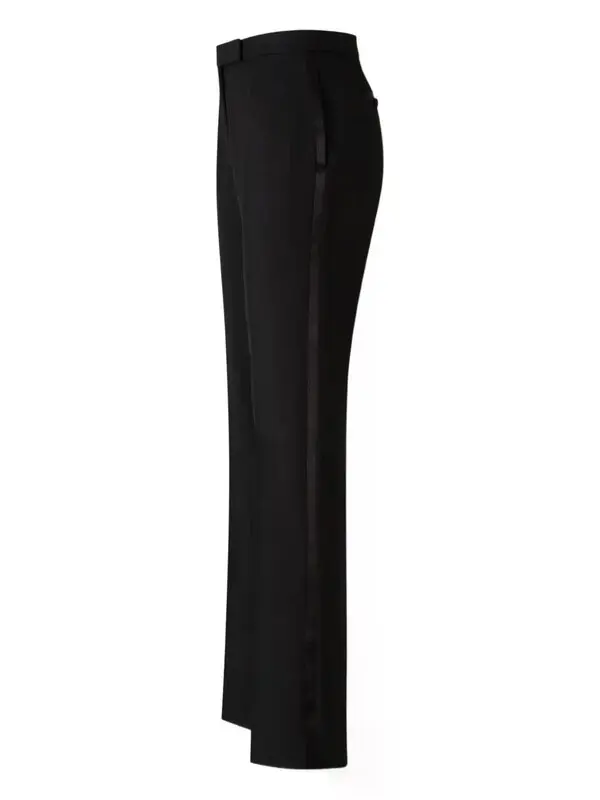 TOM FORD Pleated Wide-leg Trousers - Black