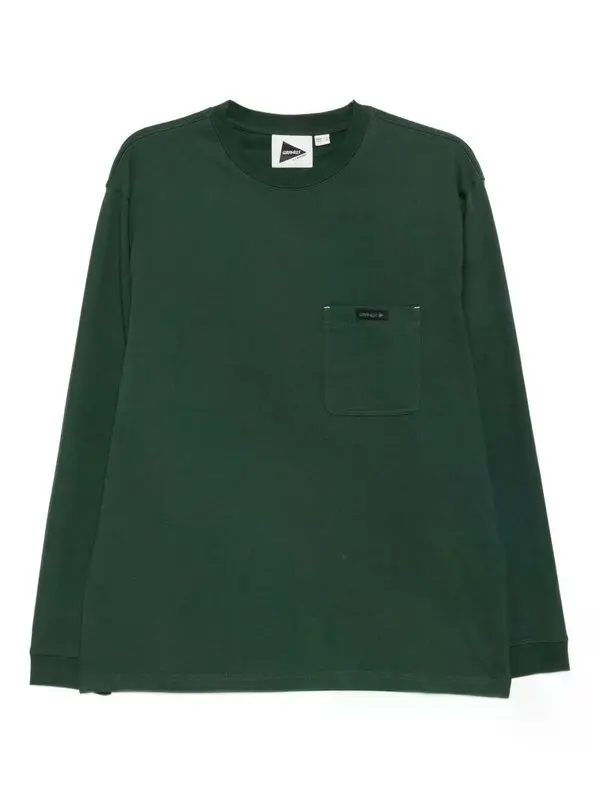 AND WANDER Gramicci Backprint Ls Tshirt