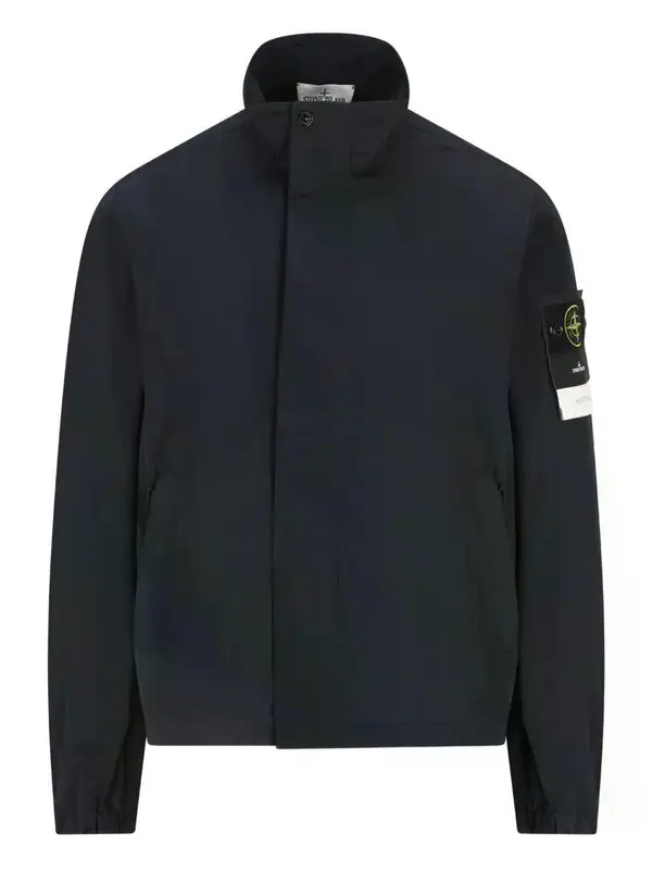 Stone Island High-neck Jacket - Blue