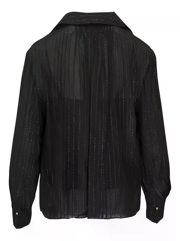 Vince Striped V-neck Blouse