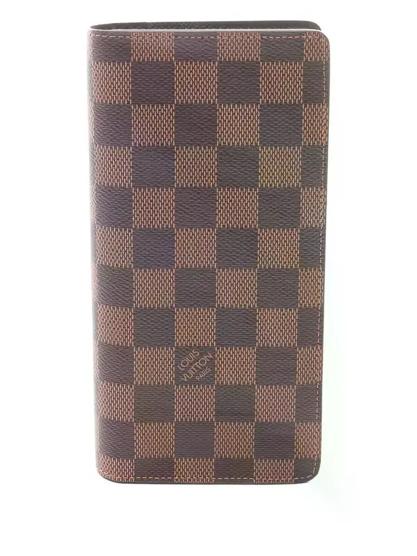 LOUIS VUITTON 2013 Damier Ebène Bi-fold Wallet - Brown