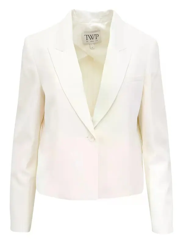 TWP Sawyer Peak-lapel Blazer - Neutrals